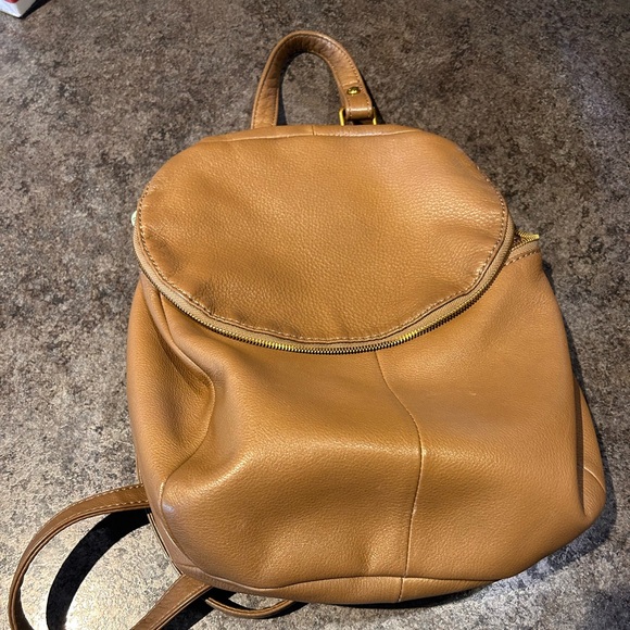 HOBO | Bags | Hobo River Backpack Pebbled Leather Brownpewter | Poshmark